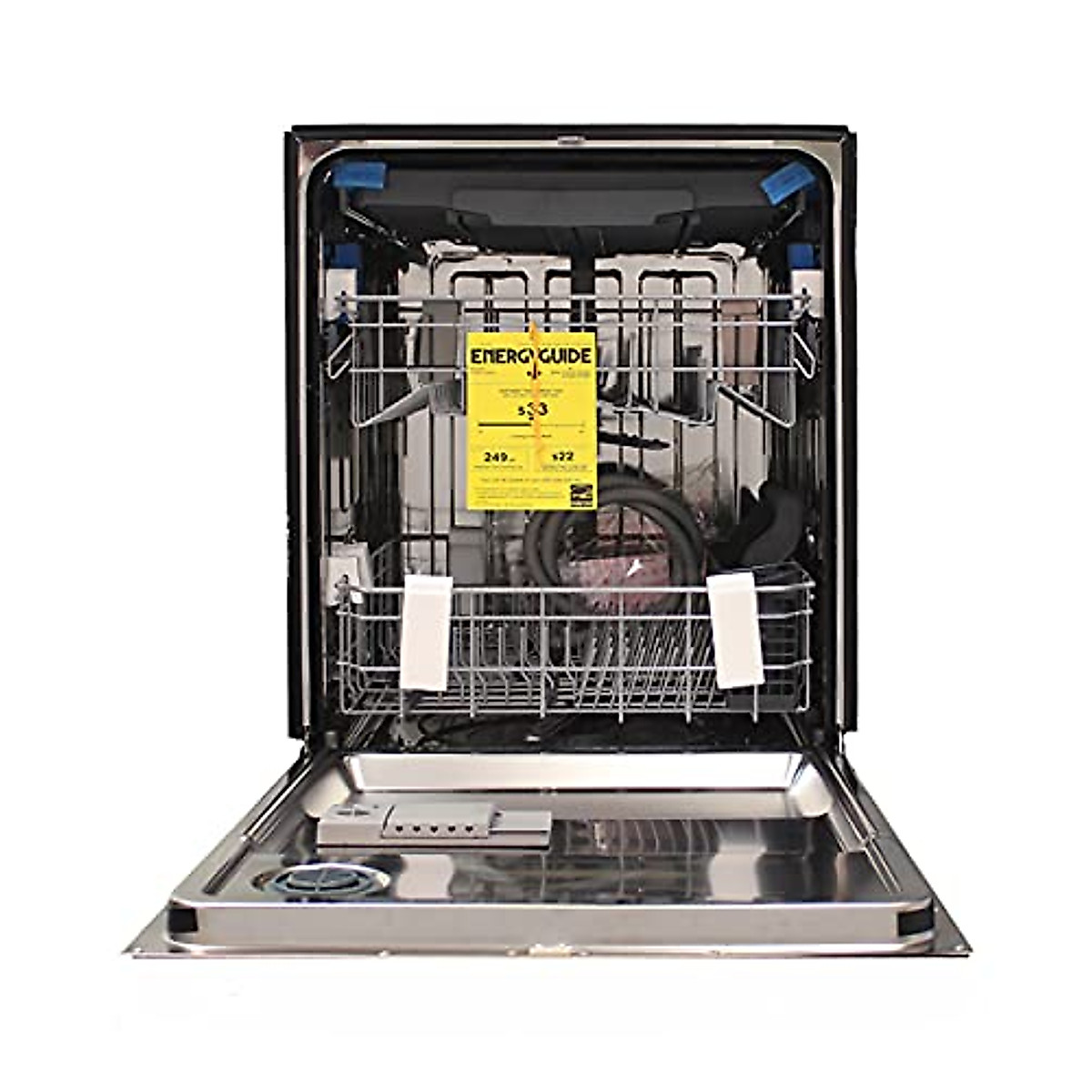 SPT SD-6501WA 24″-wide Built-In Stainless Steel Tall Tub Dishwasher with ENERGY STAR, Heated Drying, 6 Wash Programs and 14 Plate Settings – White