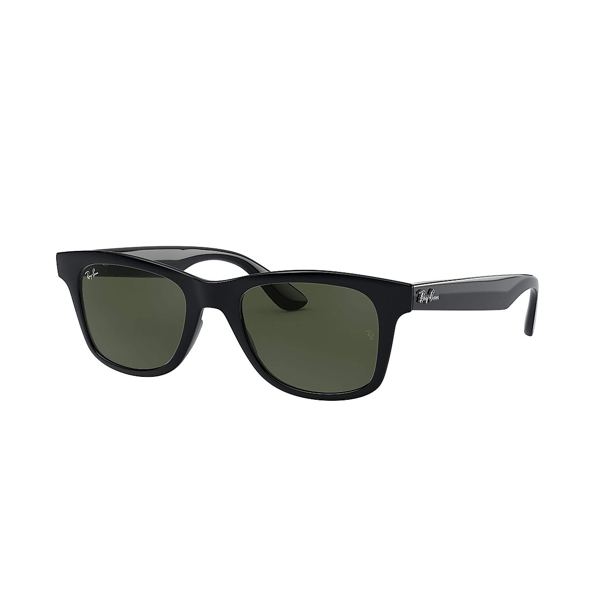 Ray-Ban Rb4640 Square Sunglasses, Black/G-15 Green, 50 mm