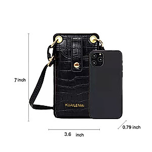 Cell Phone Purse Small Crossbody Bag Wallet Case for iPhone 13 12 11 Pro Max Mini/Samsung Galaxy S20 S21 FE S22 A53 A52 A33