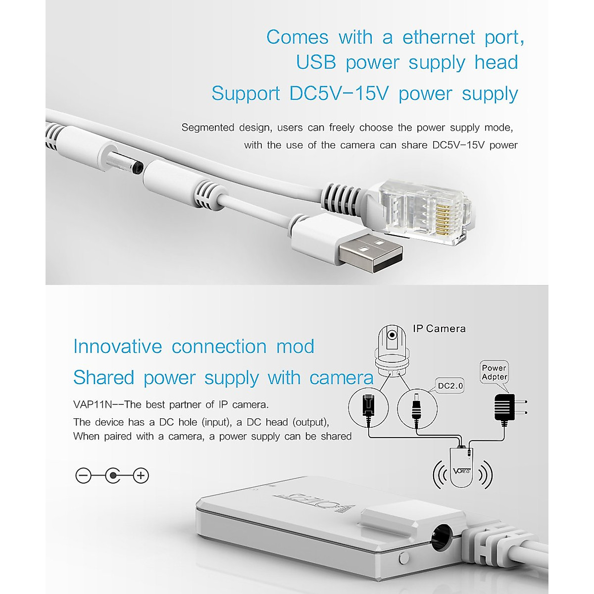 Vonets VAP11N-300 Wireless Mini WiFi Bridge/Repeater The Best Partner of IP Device/IP Printer/xbox/ps3/Dreambox Professional WiFi Bridge