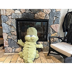 Hofun4U Alligator Plush Pillow, 67 inch Alligator Stuffed Animal, Home Decoration Christmas Valentine’s Birthday Gift for Boys Girls Adults Kids (Green)