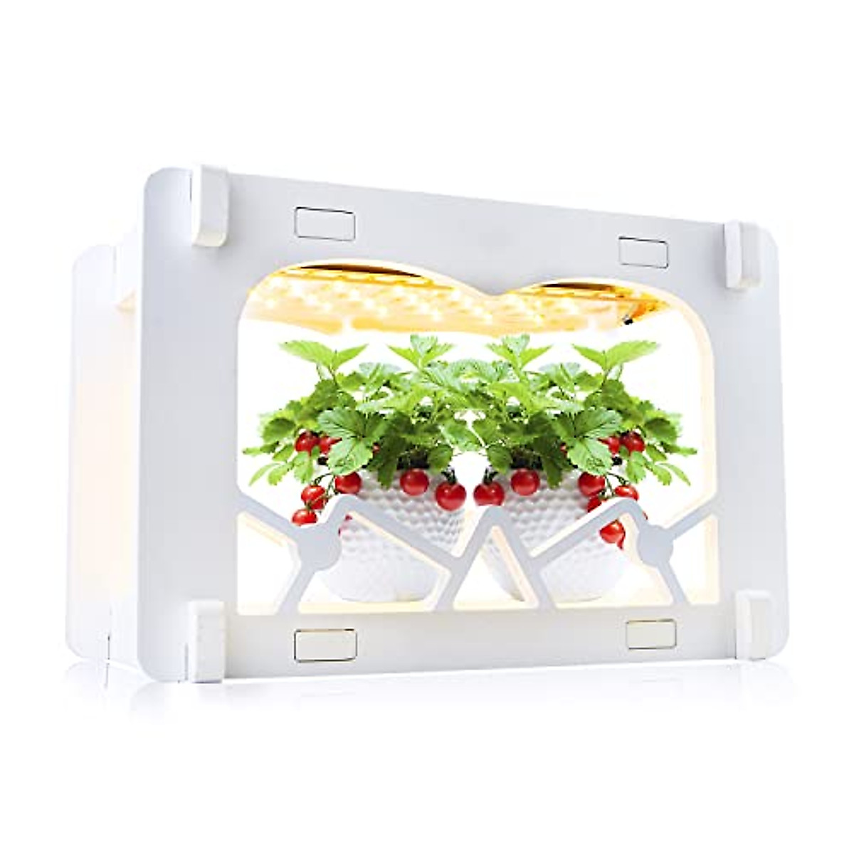 Ldmhlho Led Herb Garden Light Kit for Christmas Gift, Full Spectrum Grow Light with Timer and Dimmer for Succulents, Vegetables, Potted Plants with DC 12V Safety Output