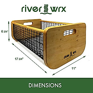 Harvest Basket by River Wrx | Garden Hod Basket for Gathering Vegetables, Gathering Eggs, or Fruit and Vegetable Basket For Kitchen | Versatile and Heavy Duty