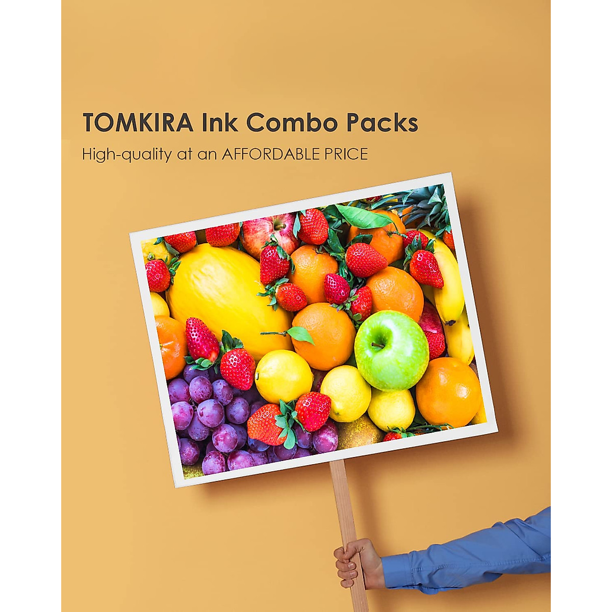 TOMKIRA 910 XL Ink cartridges Combo Pack Replacement for 910 XL Compatible with OfficeJet Pro 8020 8030 8025 8035 8028, Compatible with OfficeJet 8022 8010 8015 (1 Black,1 Cyan,1 Magenta,1 Yellow)