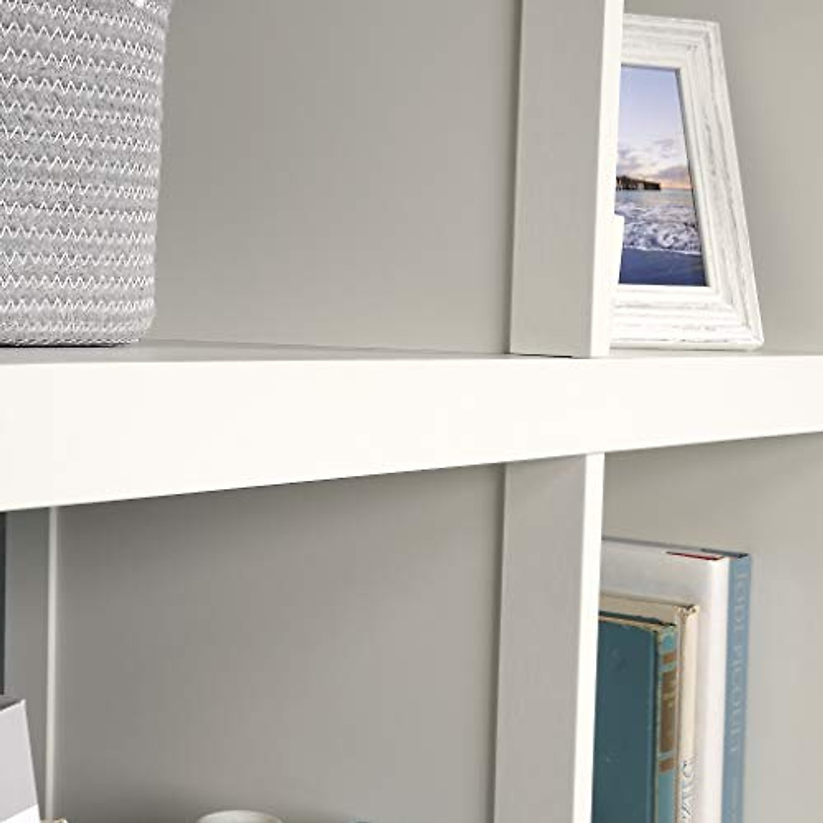 Sauder HomePlus 8-Cube Bookcase, White finish