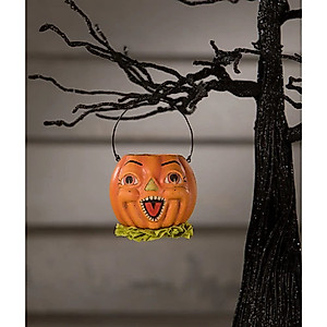 Bethany Lowe Designs - Pumpkin Bucket Ornament Mini - TJ2317