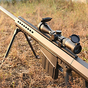 Feyachi Falcon 3-9x40mm Rifle Scope, BDC Reticle 4-inch Long Eye Relief Second Focal Plane Riflescopes, Matte Black 1 inch Tube