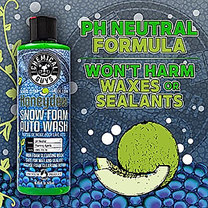 Chemical Guys CWS_110_64 Honeydew Snow Foam Car Wash Soap (Works with Foam Cannons, Foam Guns or Bucket Washes) Safe for Cars, Trucks, Motorcycles, RVs & More, 64 fl oz (Half Gallon), Honeydew Scent
