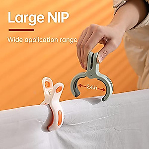 9 Pack Beach Towel Clips for Beach Chair Pool Chair on Cruise, Silicone Plastic Strong Clip,Keep Your Towel from Blowing Away ,Fashion Bright Color