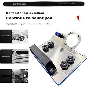 Generic Ultimate Tile Cutting Solution - Angle Grinder Tool with Stand for 45 Degree Chamfering，Angle Grinder Tile Chamfer Stand for 100-Type Angle Grinders.