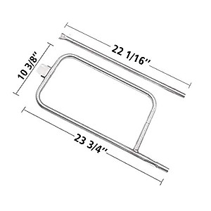 Dongftai SF503B Stainless Steel Grill Burner kit Replacement for Weber Q300, Q320, Q3000, Weber Q Series 60036, 80385, 13122, 404341, 57060001, 586002 Gas Grills