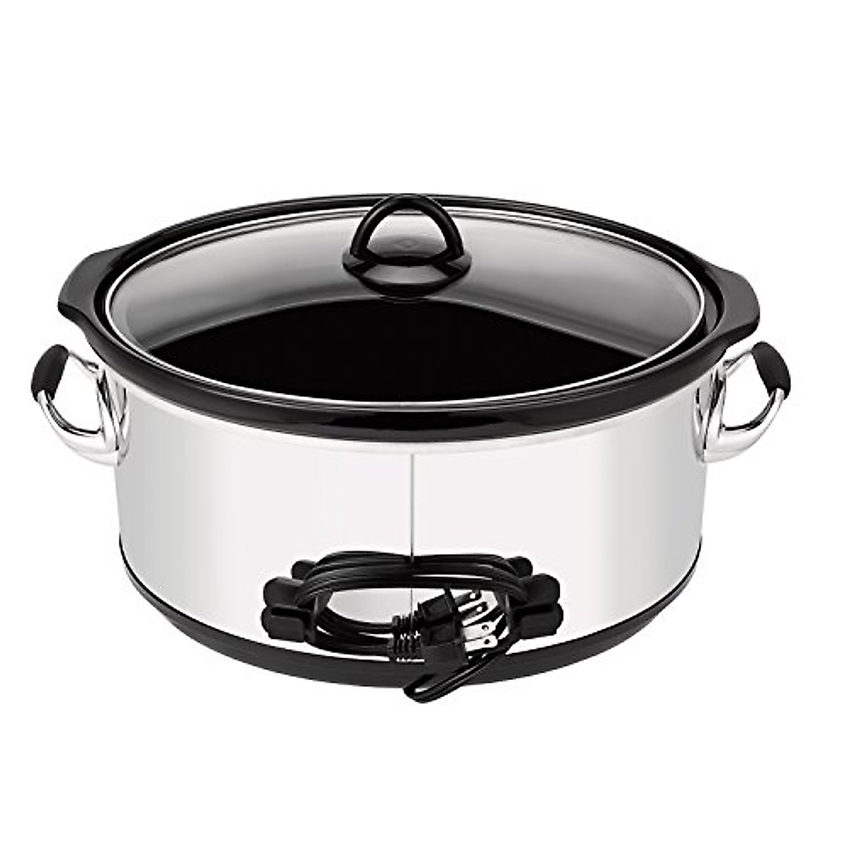 Crockpot 7 Quart Slow Cooker with Programmable Controls and Digital Timer, Polished Platinum