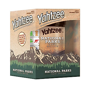 YAHTZEE National Parks Travel Edition | Classic Yahtzee Dice Game with a National Parks Theme | Perfect Travel Game for Families | Celebrate US National Parks Service