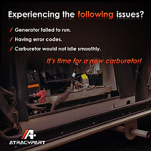 5410765 Carburetor Kit Compatible With Onan 5500 7000 Grand Marquis Gold Generator HGJAA HGJAB-901D HGJAB-900 5.5HGJAB-6755K With Mounting Gaskets Fuel Filter, Replace# 541-0765, 146-0774, 141-0983