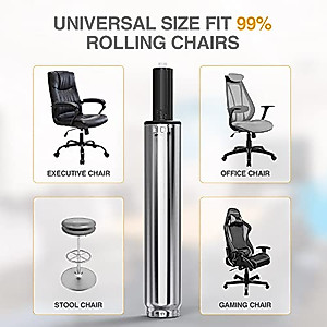 Office Chair Cylinder Replacement, Heavy-Duty Office Chair Replacement Parts Gas Lift Cylinder, Highest End Class 4 Hydraulic Pneumatic Shock Piston, Universal Size Fits Most Chairs