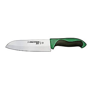 Dexter 7" Santoku Knife, Green Handle