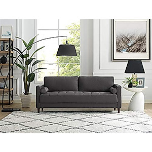 Lifestyle Solutions Lexington Sofas, 75.6" W x 31.1" D x 33.5" H, Heather Grey
