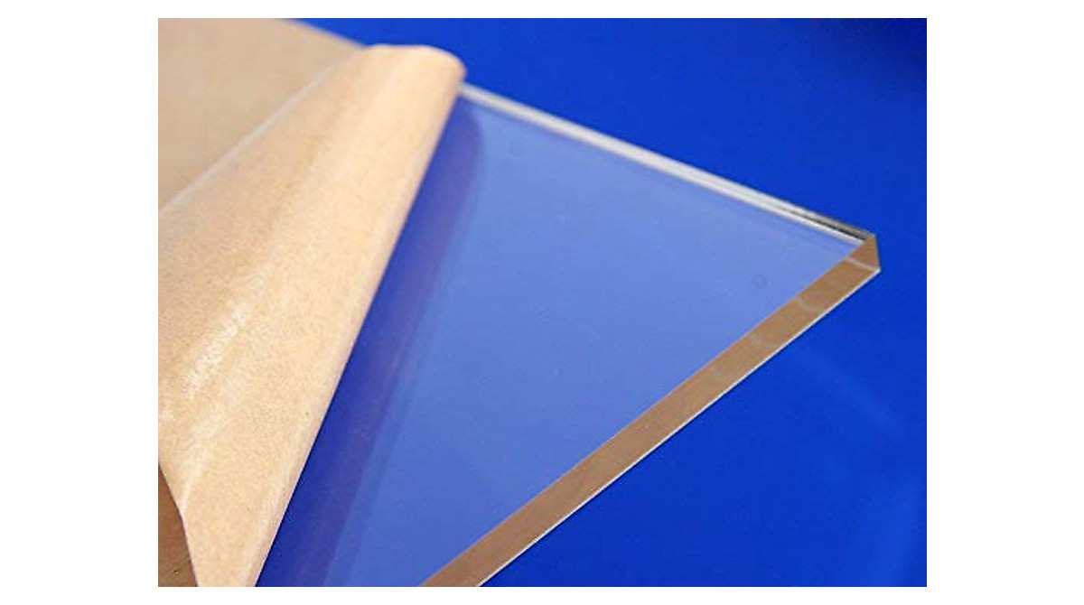 Clear Acrylic Plexiglass Sheet 24x12 Inches | Strong & Weather Resistant