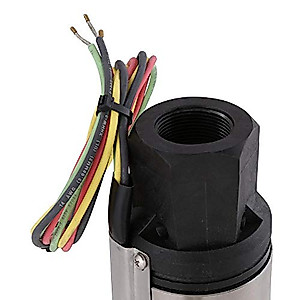 3/4 HP Submersible 3-Wire Motor 10 GPM Deep Well Potable Water Pump