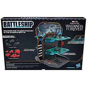 Hasbro Gaming Battleship: Marvel Studios' Black Panther Wakanda Forever Edition, 3D Strategy Game for Ages 7+, 2-Player Board Game