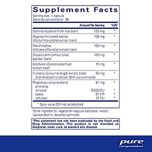 Pure Encapsulations Heartburn Essentials | Dietary Supplement Helps Decrease Occurrences of Occasional Heartburn and Indigestion | 90 Capsules