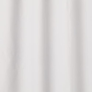 Amazon Basics Water Resistant 8-Gauge PEVA Shower Curtain Liner with Metal Grommets and Plastic Shower Hooks - 72" x 72", White