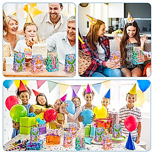 VGOODALL 24PCS Mermaid Party Favor Bags, Sea Theme Party Favor Bags Mermaid Gift Bags with Sealing Stickers for Baby Shower Bridal Shower 4.7" x 3.1" x 8.7"