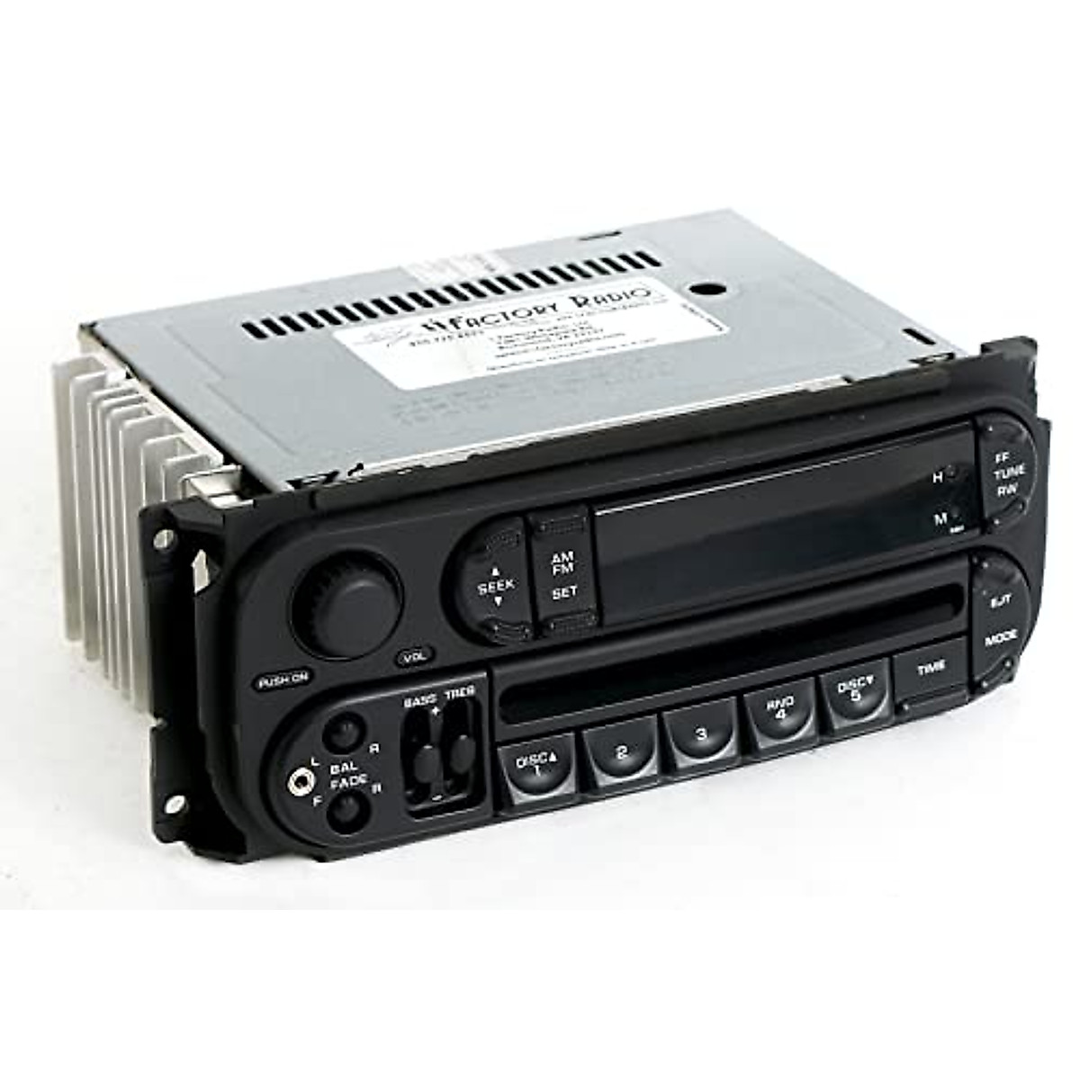 1 Factory Radio AMFM CD Player Upgraded w Aux Input Compatible With 2002-2005 Dodge Neon RBK Slider Ver P05064354