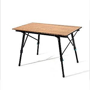 SUNESA Portable Picnic Table Outdoor Liftable Folding Table and Chair Portable Camping Picnic Table Car Self-Driving Table Foldable Camping Table