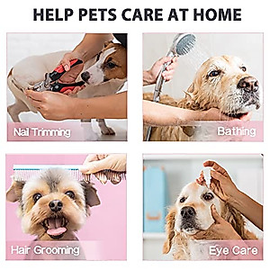 Supet Dog Grooming Hammock Harness for Small Medium Large Dog, Relaxation Pet Grooming Hammock for Cats & Dogs Adjustable Restraint Dog Hammock for Nail Trim Clip Dog Grooming Helper with Free Tools