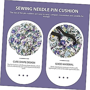 CRAFTHROU 3pcs Wrist Pin Bag Embroidery Supplies Retainer Holder Corsages Wristlet Sewing Pin Wrist Band Wristlets Sewing Needle Cushions Lovely Needle Cushions Needle Wrist Holder Cartoon