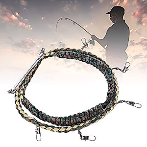 Weiyirot Fly Fishing Lanyard, Nylon Fly Fishing Tippet Holder Tools Universal Easy Access Practical for Fishing Accessories