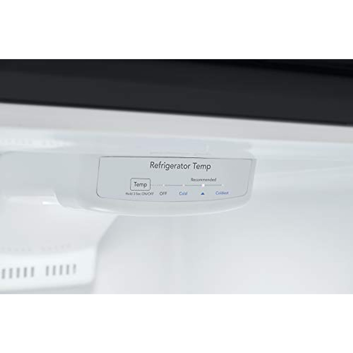 Frigidaire 11.6 Cu. Ft. Compact ADA Top Freezer Refrigerator in Black with Electronic Control Panel, Reversible Door Swing, ENERGY STAR