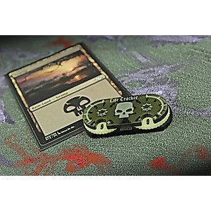 LITKO Life Counter Wheel | Point Tracker Dial | 0-99 | Compatible with Magic: The Gathering | Swamp (Black)