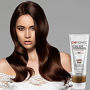 CHI Color Illuminate Conditioner, Helps Maintain Fresh Color In Natural & Color-Treated Hair, Sulfate, Paraben, & Cruelty-Free, Coffee Bean, 8.5 Oz