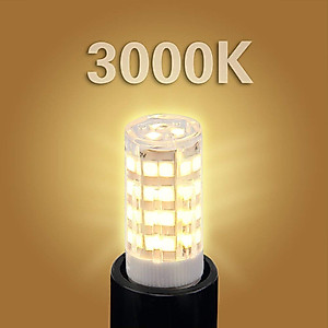 MaoTopCom 4W BA15D LED Corn Light Bulbs- BA15D LED Double Contact Bayonet Base Sewing Machine Bulb 120V Warm White 3000K LED Corn Bulb 40W Halogen Replacement Bulb(4 Pack)