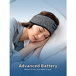 Sleep Headphones Headband Headphones, 10+ Hours Play Time with Stereo HD Hi Fi Speakers, Sports Headband Built in Speakers Perfect for Workout,Running,Yoga,Travel,Insomnia