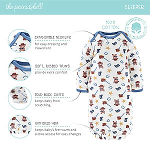 The Peanutshell Newborn Clothes & Accessories Gift Set for Baby Boys, 16 Piece Layette Set, Fits Newborn to 3 Months
