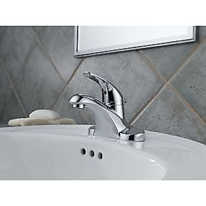 DELTA FAUCET B510LF, 4.25 x 6.13 x 4.25 inches, Chrome