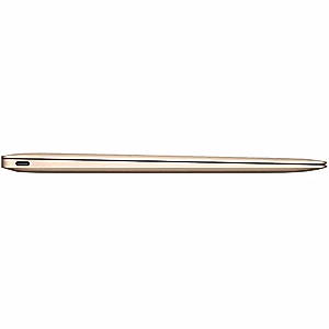 Apple MacBook MK4M2LL/A 12-Inch Laptop with Retina Display 256GB (Gold) - (Renewed)