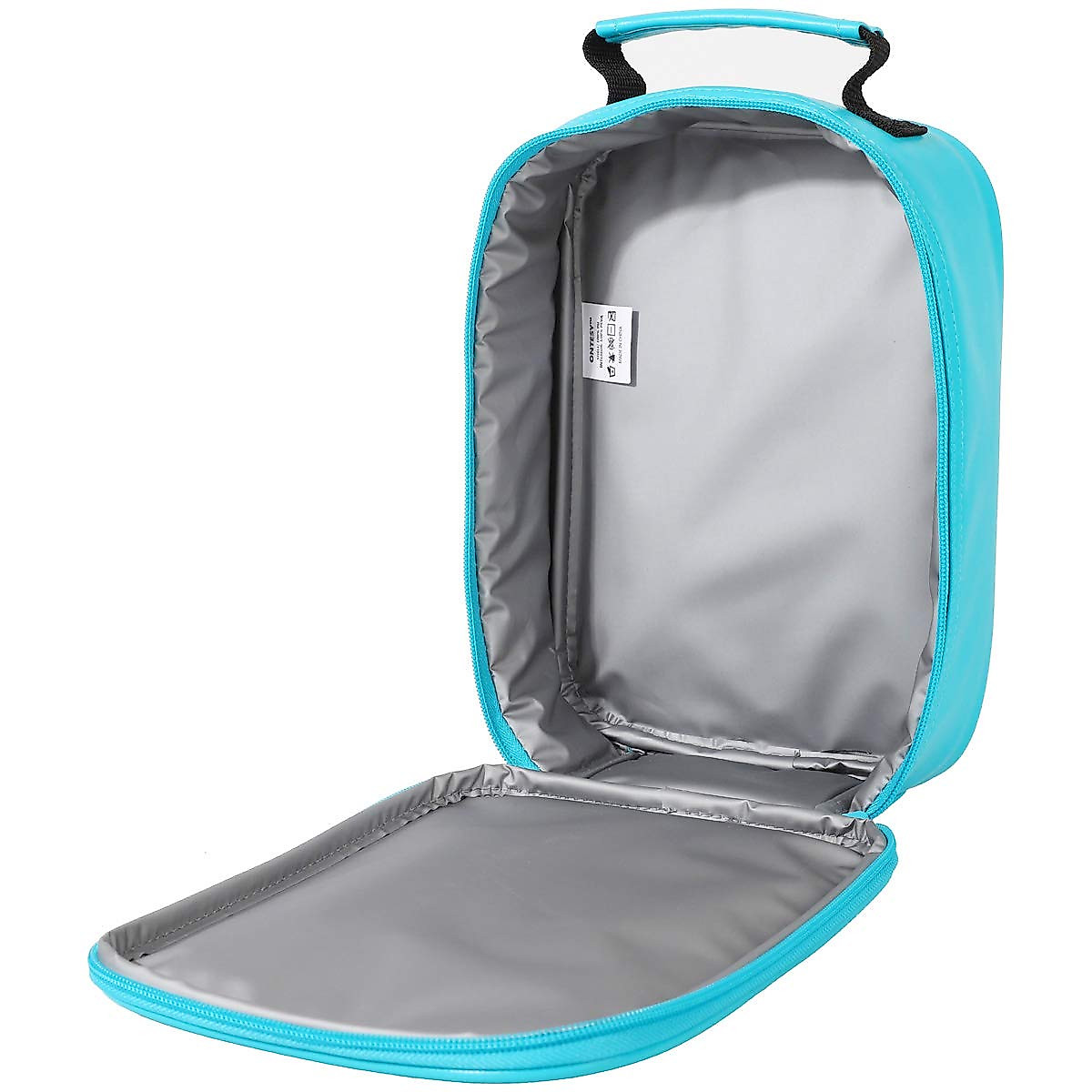 ONTESY Gameboy Leather Lunch Box Reusable Waterproof Thermal Insulated Cooler Bag Toy Bag for Boys Girls Kids Toddlers Teens Men Women (Teal)