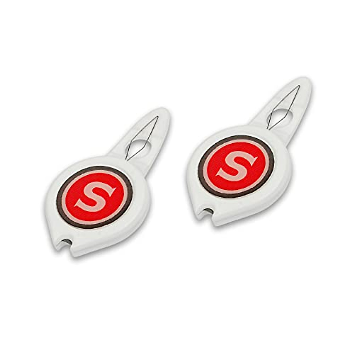 SINGER Sewing Needle Threaders with Built-in Thread Cutter, Set of 2