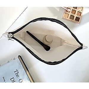 GevGuxLuo Book Lovers Gifts, Book Makeup Bag for Women with Mirror, Birthday Gifts for Daughter Sister Bestie Librarian Readers Who Loves Books, Bookish Gifts Cosmetic Bag Zipper Pouch for Book Lovers