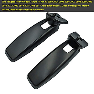 MOCW 7L1Z78420A69AA 7L1Z78420A68AA Liftgate Hinges Left and Right Rear Window Glass Hinge Compatible with 2003-2017 Ford Expedition, 2003-2017 Lincoln Navigator