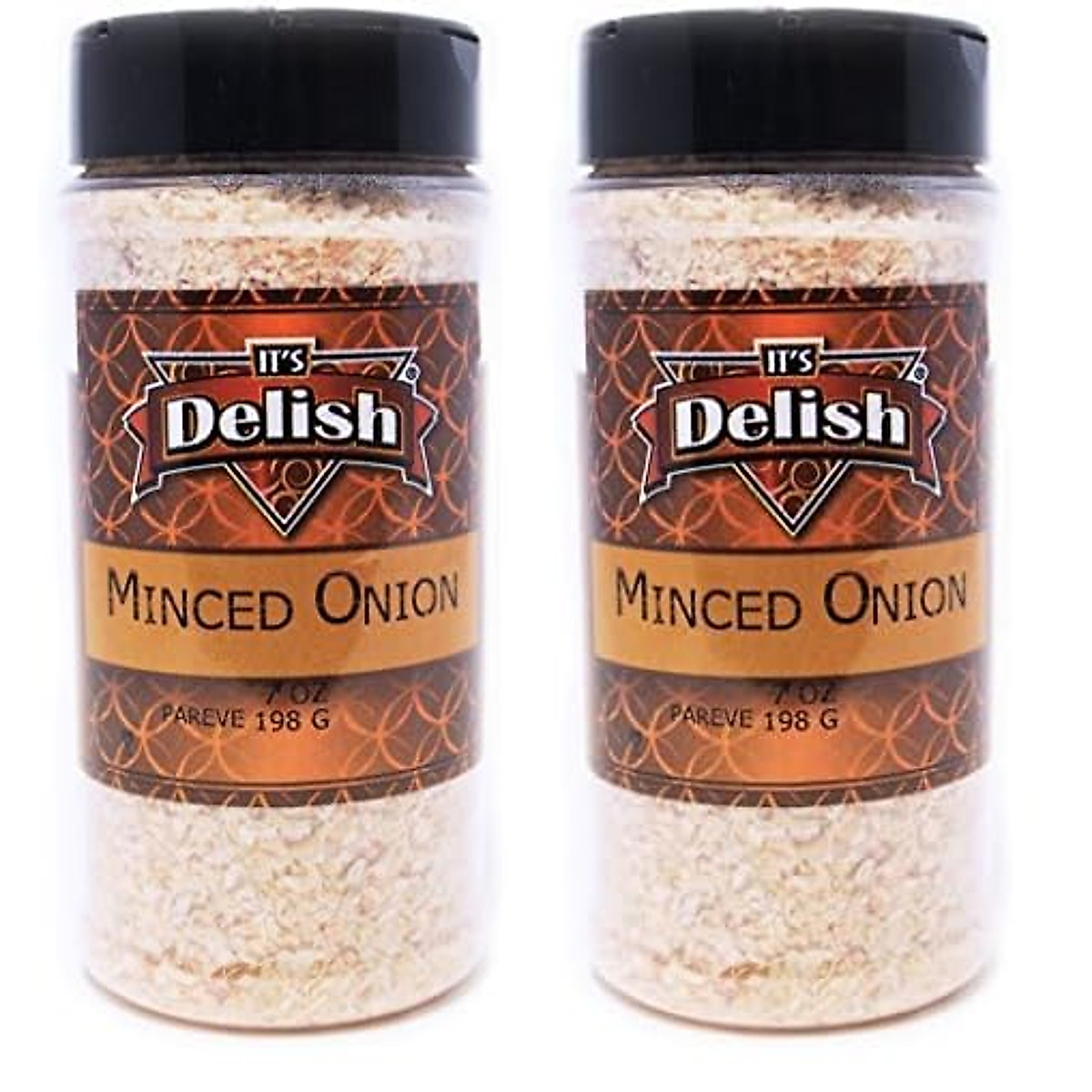 Minced Onion by Its Delish, 7 Oz Medium Jar (Pack of 2)