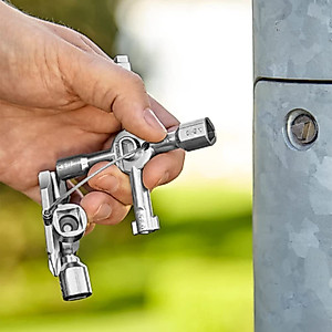 Knipex 00 11 01 TwinKey – for control cabinets, windows and shut-off systems