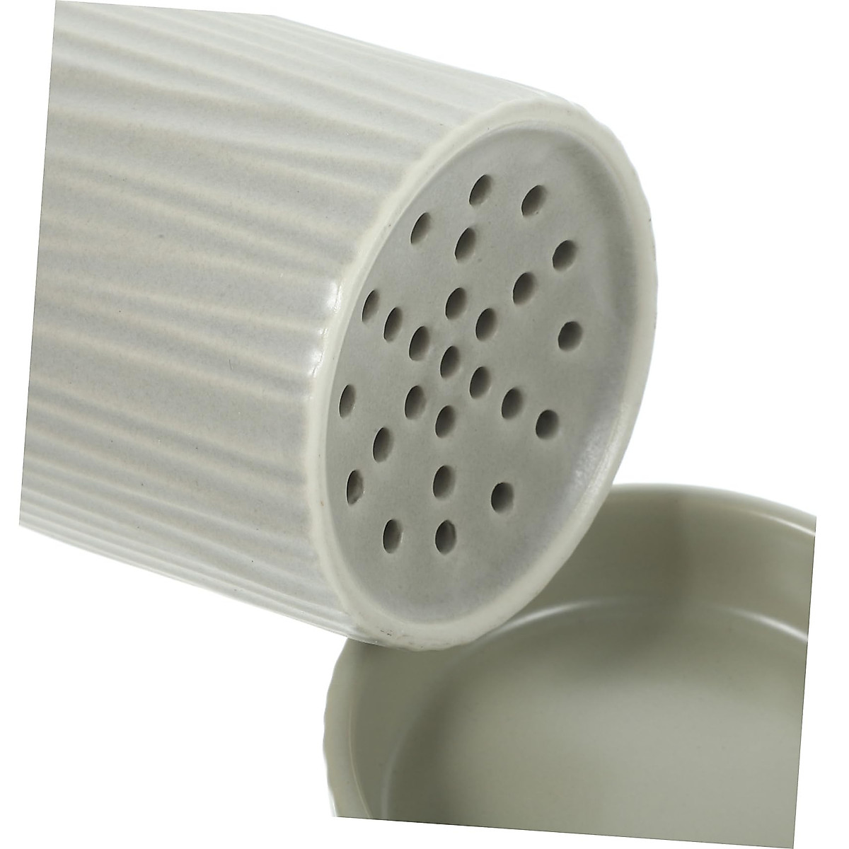 RORPOIR Ceramic Drainer Cutlery Pan Ceramics Household