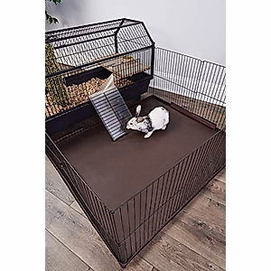 Oxbow Enriched Life Small Animal Playpen - Leakproof Floor Cover for Rabbits, Guinea Pigs & Other Small Pets (Extra Large)