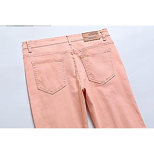 WULFUL Men's Ripped Jeans Slim Fit Skinny Stretch Comfy Denim Jeans Pants