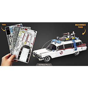 Metal Earth Fascinations Premium Series Ecto-1 Ghostbusters 3D Metal Model Kit